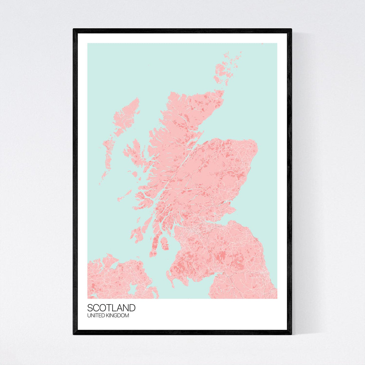 Scotland Map Prints - Wall Art & Posters – Mapply