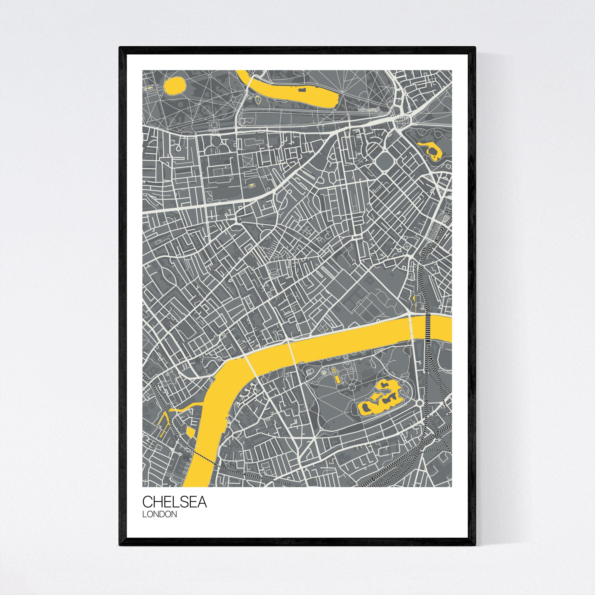 Chelsea Map Art