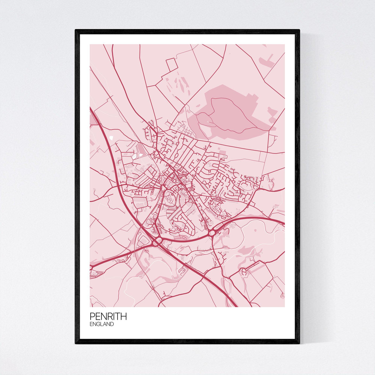 Penrith Map Art Print - Free International Shipping! - Mapply.co