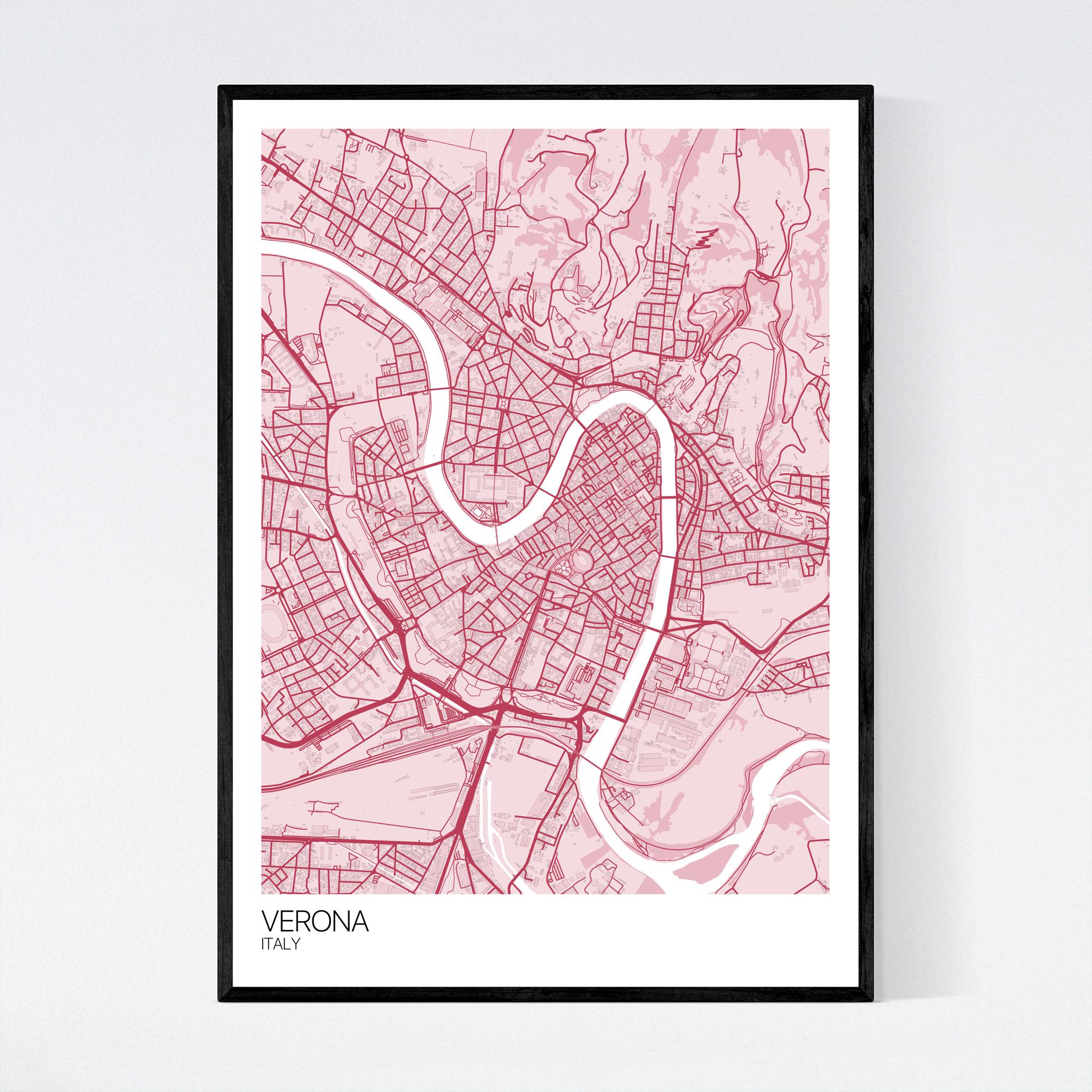 Verona Map City Roman Verona 1: The Two Gateways Of Verona – Italian